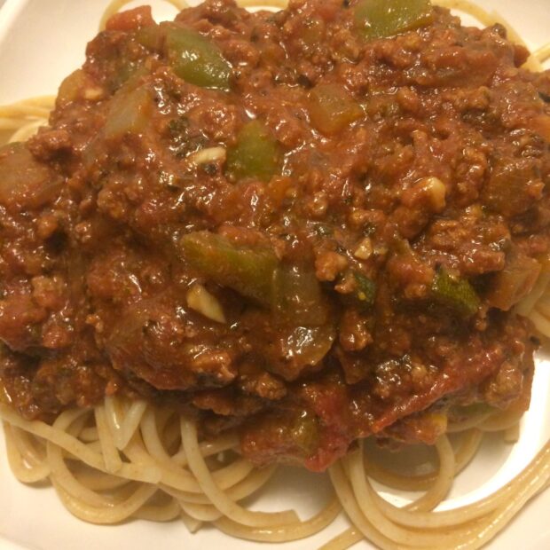 Hearty and Healthy Spaghetti - GARDEN to GRIDDLE
