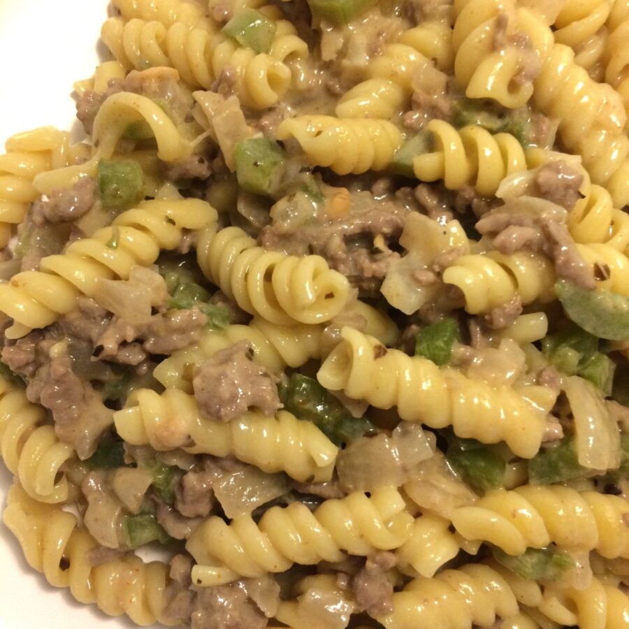 Creamy Beef Rotini - Garden to Griddle