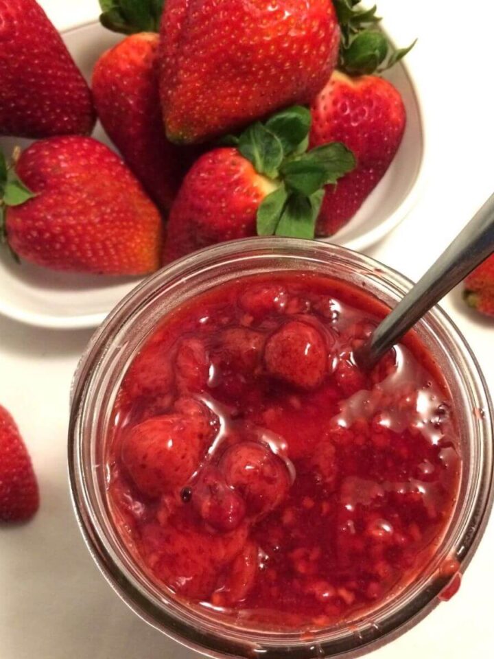Golden Currant Freezer Jam with Natural Sweetener - Garden to Griddle